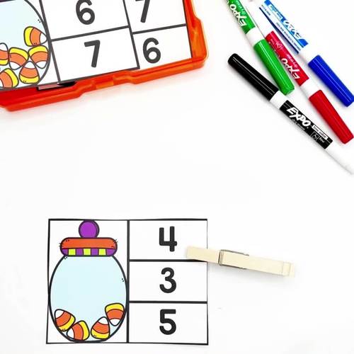 October Early Finisher Activity Task Cards for Pre-K | TpT
