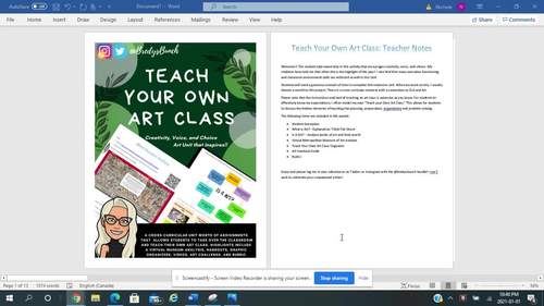 Teach Your Own Art Class: Student Takeover Unit BUNDLE PBL by Bredy's Bunch