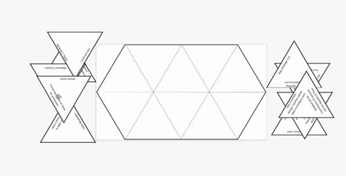 Texas History Statehood Diamond (Tarsia) Puzzle with digital version