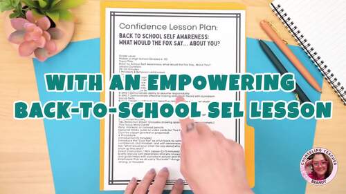Confidence and Self-Awareness SEL Lesson Middle School | TPT