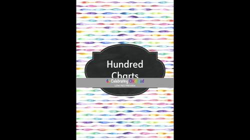 Hundred Charts and Number Lines l QLD Beginners Font by Celebrating ...