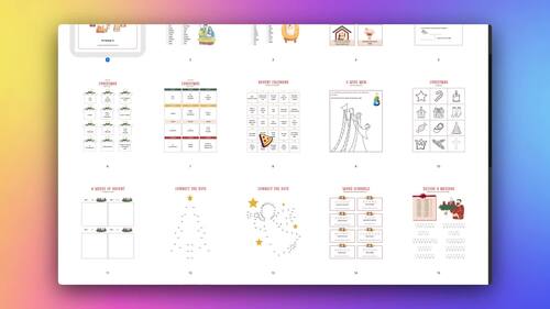 Religious Christmas Activities and Crafts Printables, No-prep, Homeschool