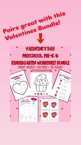 Valentine’s Day Alphabet Matching Activity | Preschool Letter Recognition