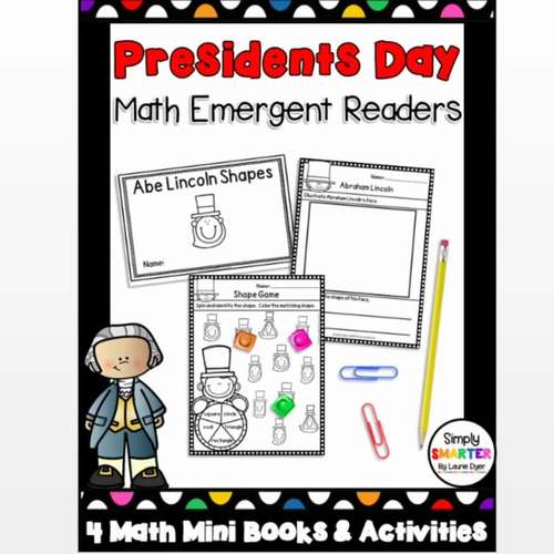 Presidents Day Themed Math Emergent Readers With Activities | TpT