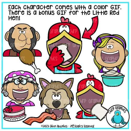 Feed the Fairy Tale Friends Clip Art Set by Chirp Graphics | TPT