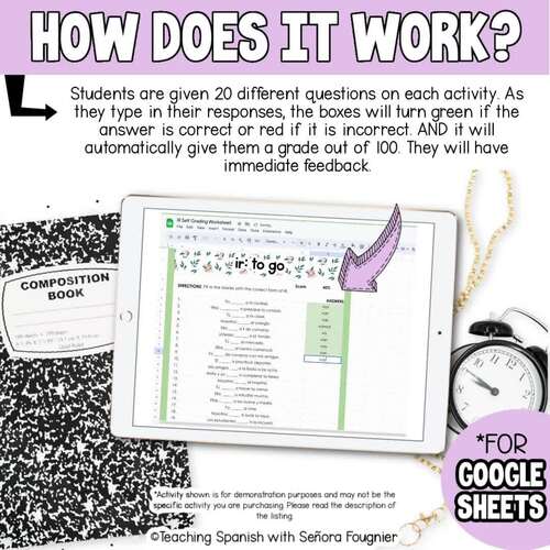 Editable Spanish Numbers Worksheets Activity Self Grading | TPT