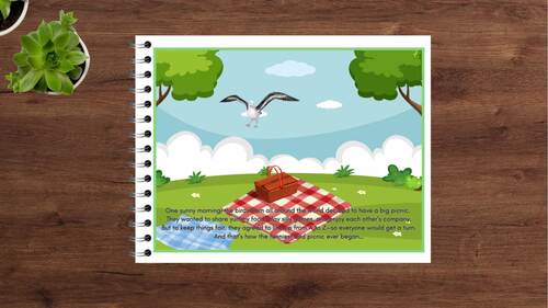 Birds at the Picnic: An Alphabet Story + Activity Flashcards | TPT