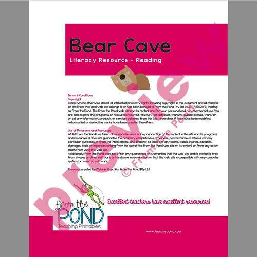 Bear’s Cave Action Rhyme | Winter Literacy and Movement Activities
