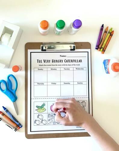 The Very Hungry Caterpillar - Speech Therapy Book Companion by Buzzing ...