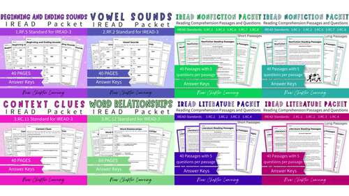 ALL IREAD Packets BUNDLE Reading Foundations Nonfiction and Literature ...