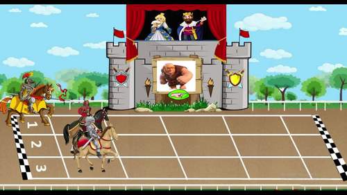PPT Horse Race game; EDITABLE; for kindergarten/ preschool kids | TPT