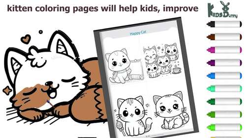 Adorable Kittens Coloring Pages: Creative Cat Coloring Ideas for Pet Lovers