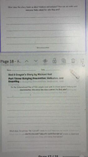 Red: A Crayon’s Story – 3-Part SEL & Literacy Book Reflection Pack