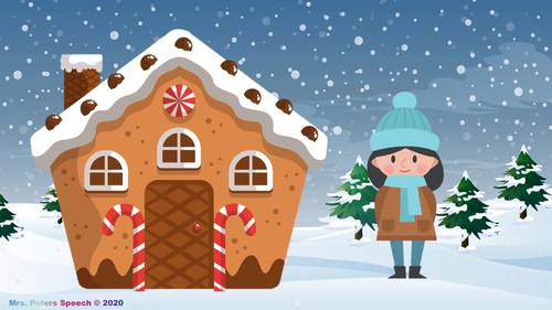 Interactive Snowball Fight - Open Ended, NO PRINT, Teletherapy, Speech