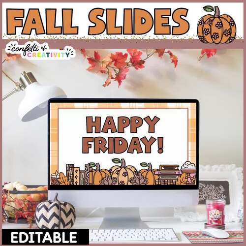 Seasonal Bundle Google Slides Template | Distance Learning | TPT