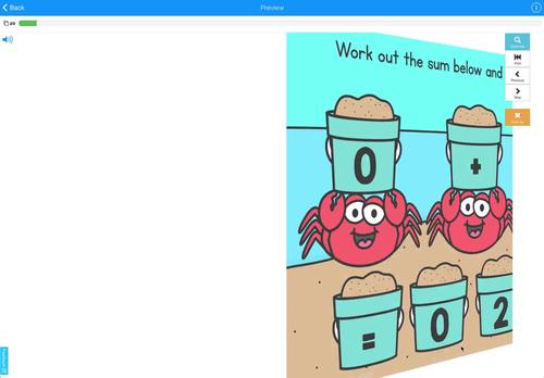 Addition to 10 | Summer Math Boom Cards by Teaching Autism | TPT