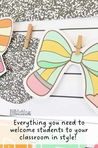 Back to School Bulletin Board Bundle Ready to Roll Posters August Daily ...