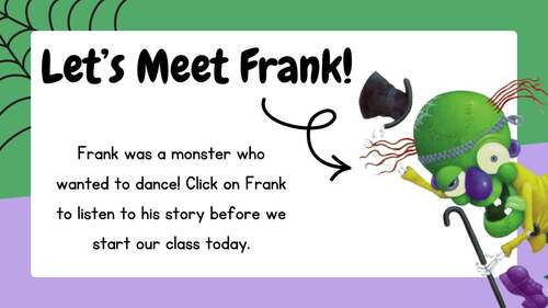 Halloween Music Lesson - Based on Books: Frank was a Monster Who Wanted ...