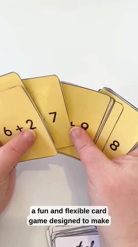Addition Fact Fluency Game | Math Card Game | Match n’ Snap! (K–3)