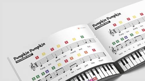 Pumpkin Pumpkin - Halloween Song | Piano Sheet Music | Play-by-Numbers
