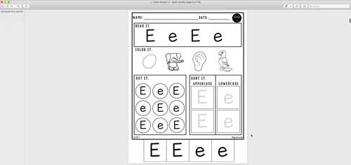 Alphabet Practice: Differentiated Worksheets Preschool & PreK Special ...