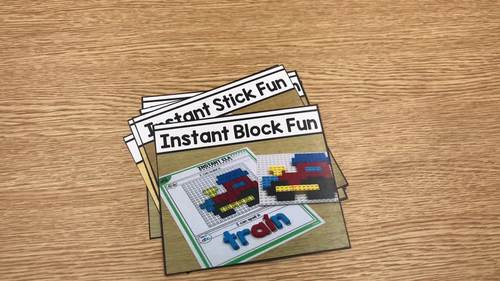 Instant Center Mats SET 2 BUNDLED Fine Motor, Morning Work, Morning Tubs