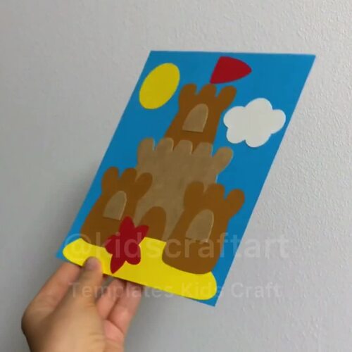 Build Sand Castle Craft End Year Summer Sea Starfish Ocean Beach Day ...