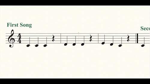 3 Note Songs for Piano (CDE right hand only) by Bryan Kujawa | TPT