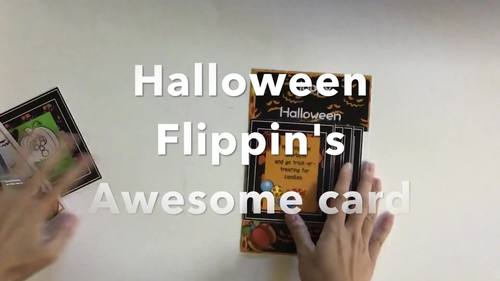 Halloween Flippin's Awesome cards English file by Fun fun teaching