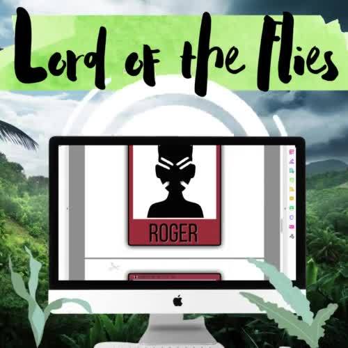 Lord of the Flies Character Cards for Ralph, Jack, Piggy and more!