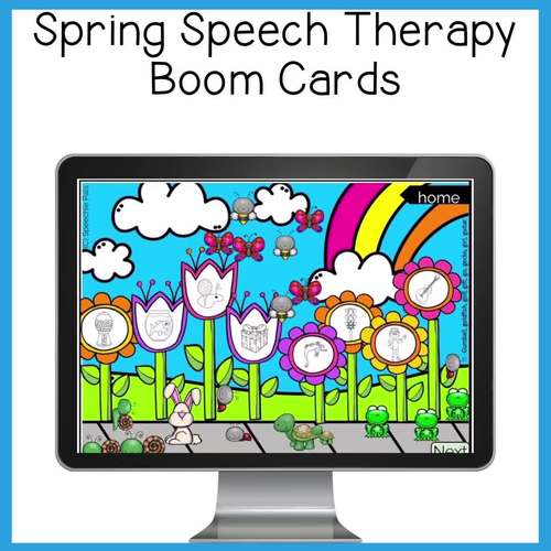 Spring Speech Therapy Boom Cards for Articulation and Language by ...