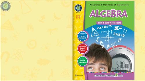 Algebra - Task & Drill Sheets Gr. 6-8 - Distance Learning | TPT