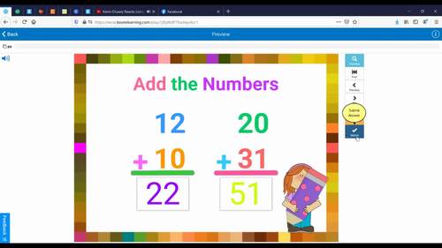 1st Grade Math Add 2 Digit + A Multiple of 10 Boom Cards | TPT