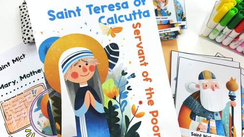 Catholic Saints Mega Bundle - Posters, Cards, Bunting & Research Pages ...