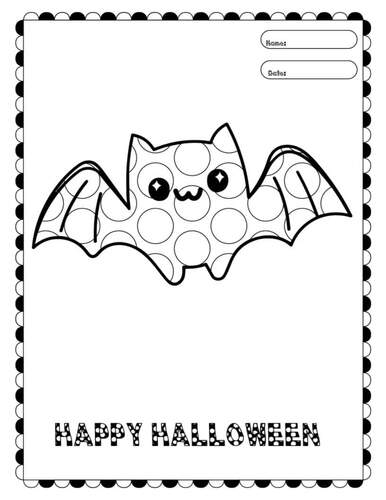 Dot Markers Halloween Pack: 20 Boo-tiful Pages! by WeLoveKids | TPT