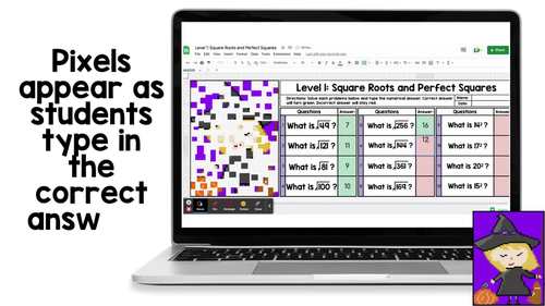 8th Grade Math Thanksgiving Math Digital Pixel Art Bundle | Fall Math ...