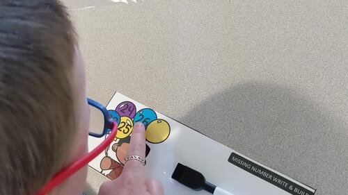 Missing Numbers to 100 Balloon Activity by Fun Hands-on Learning