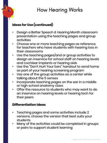 How the Ear and Hearing Works Preventing Hearing Loss in the Auditory ...