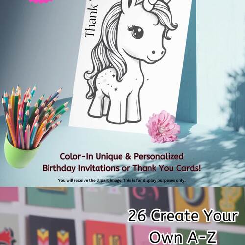 A-Z Animal Line Art Clipart | 26 Black and White Images | Alphabet Animals