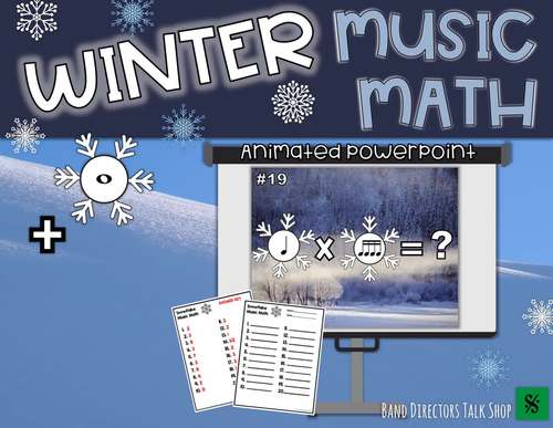 Winter Music Activities: Snowflake PowerPoint Game by Band Directors ...