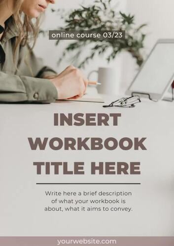 Course Workbook / Ebook Canva Template by BN STYLE | TPT