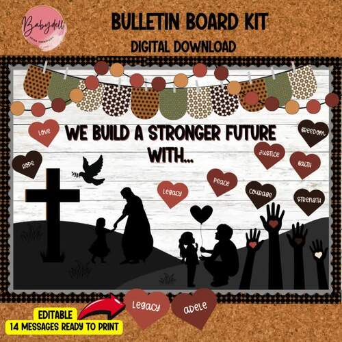 Black History Month Bulletin Board February Motivation Classroom Decor