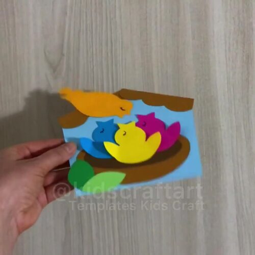 Bird Nest Spring Chick Summer Craft Activity Crafts Decoration Bulletin ...