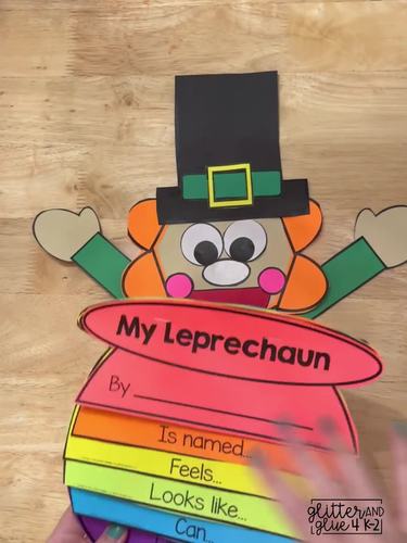 Leprechaun Writing Craft - Four Craftivity Options for St. Patrick's Day