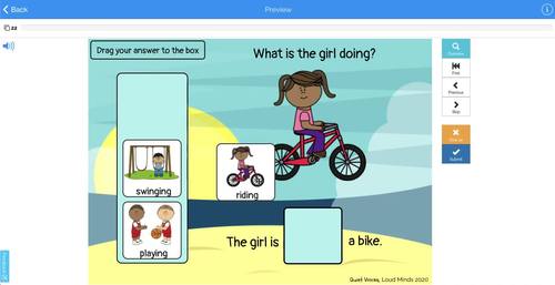 Summer "What" Questions & Actions | Boom Cards™ | Distance Learning