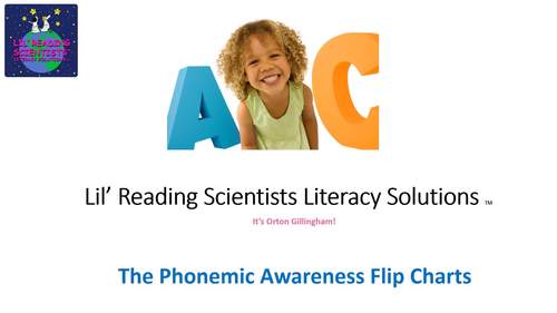 Phonemic Awareness Set 4 by Lil' Reading Scientists Orton Gillingham