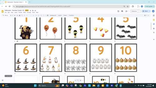 Numbers 1 to 10 Number Flash Cards | Halloween Activities | Math Books ...