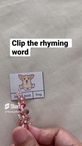 FREEBIE - Rhyming Words That Do NOT Rhyme – Clipcards by Deck of Smiles