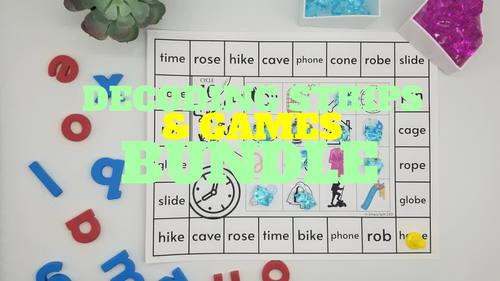 K-2 Fluency Word Strips & Games Bundle | EL Skills Block Aligned