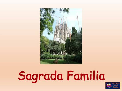 BARCELONA LANDMARKS - POWERPOINT on Barcelona's best known places and ...